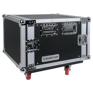 Sound Town 12U PA DJ Pro Audio Rack/Road ATA Case with 2U Drawer, 11U ...