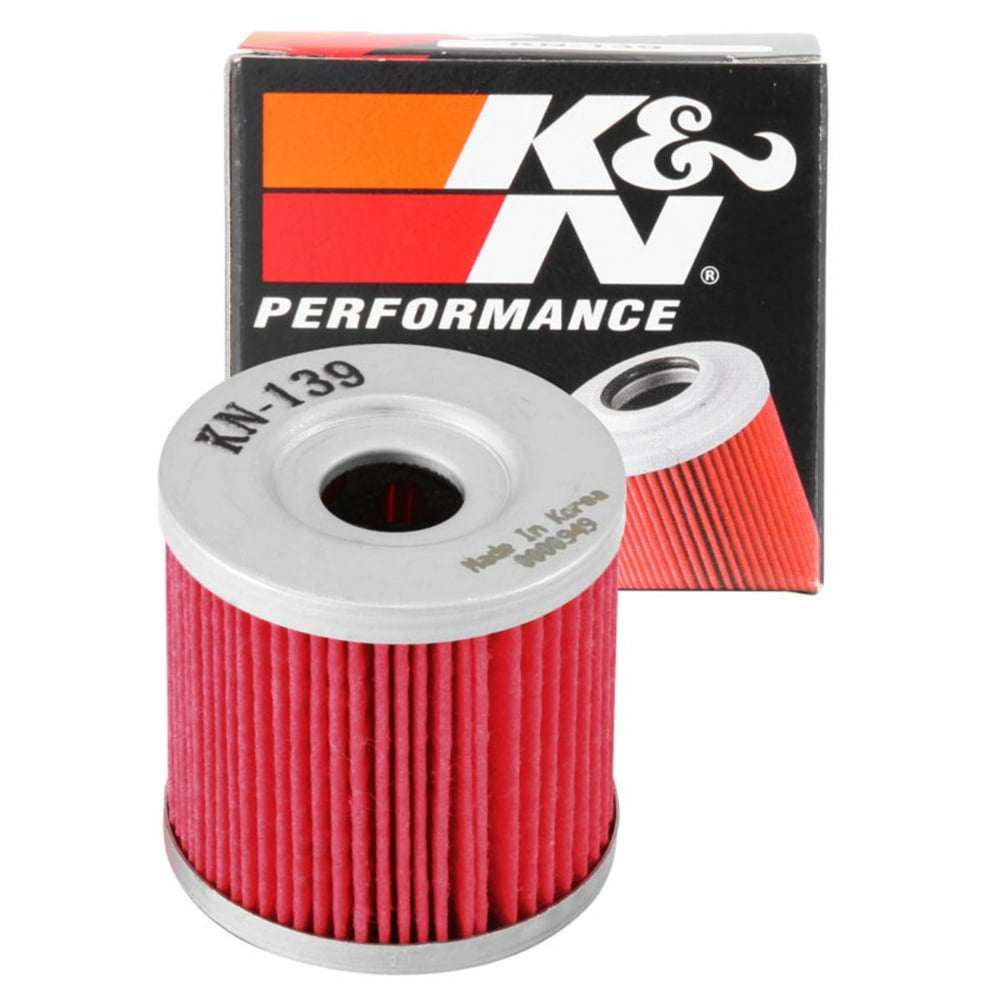 K&N Motorcycle Oil Filter: High Performance, Premium, Designed to be ...