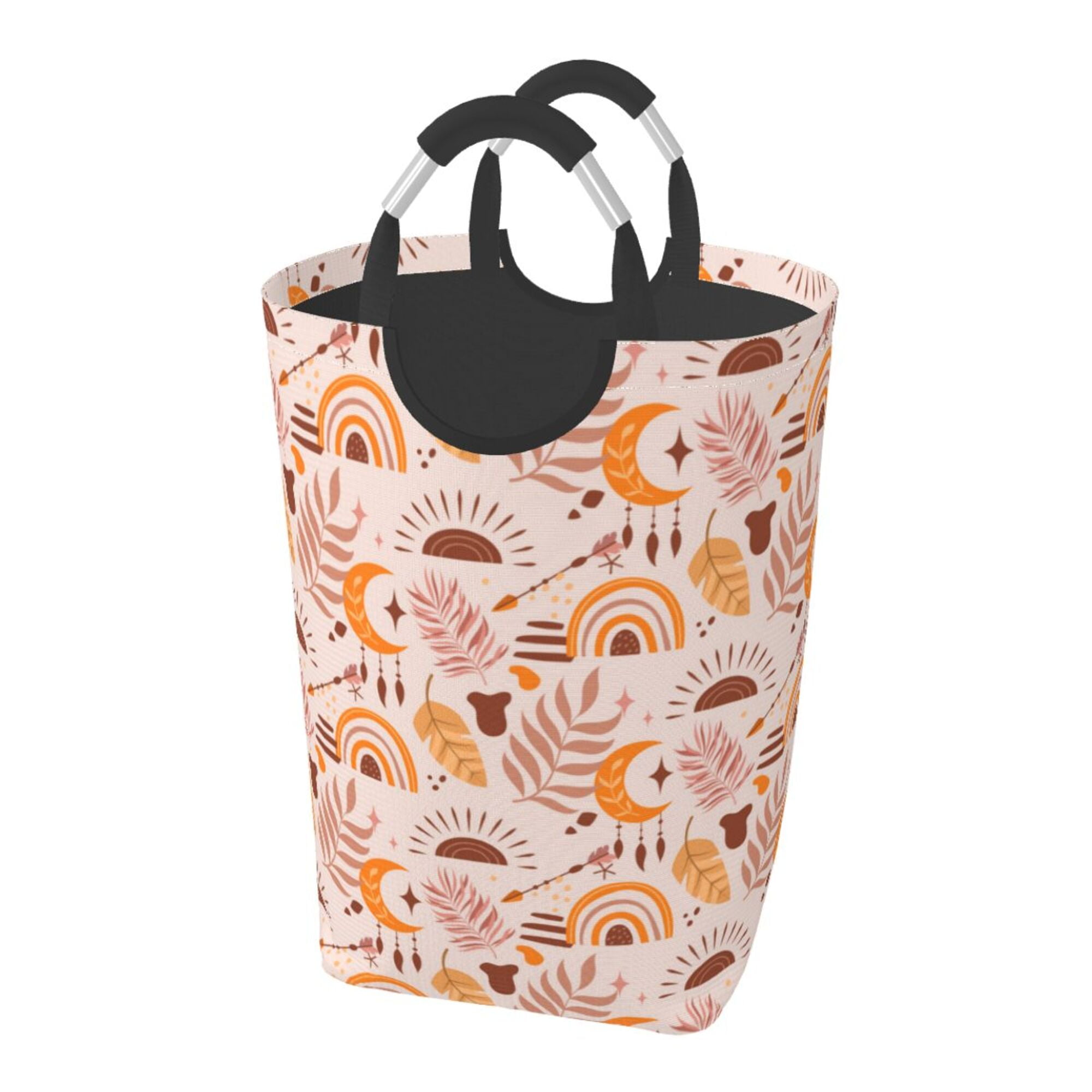 TEQUAN 50L Large Rectangular Laundry Hamper with Aluminum Handles ...