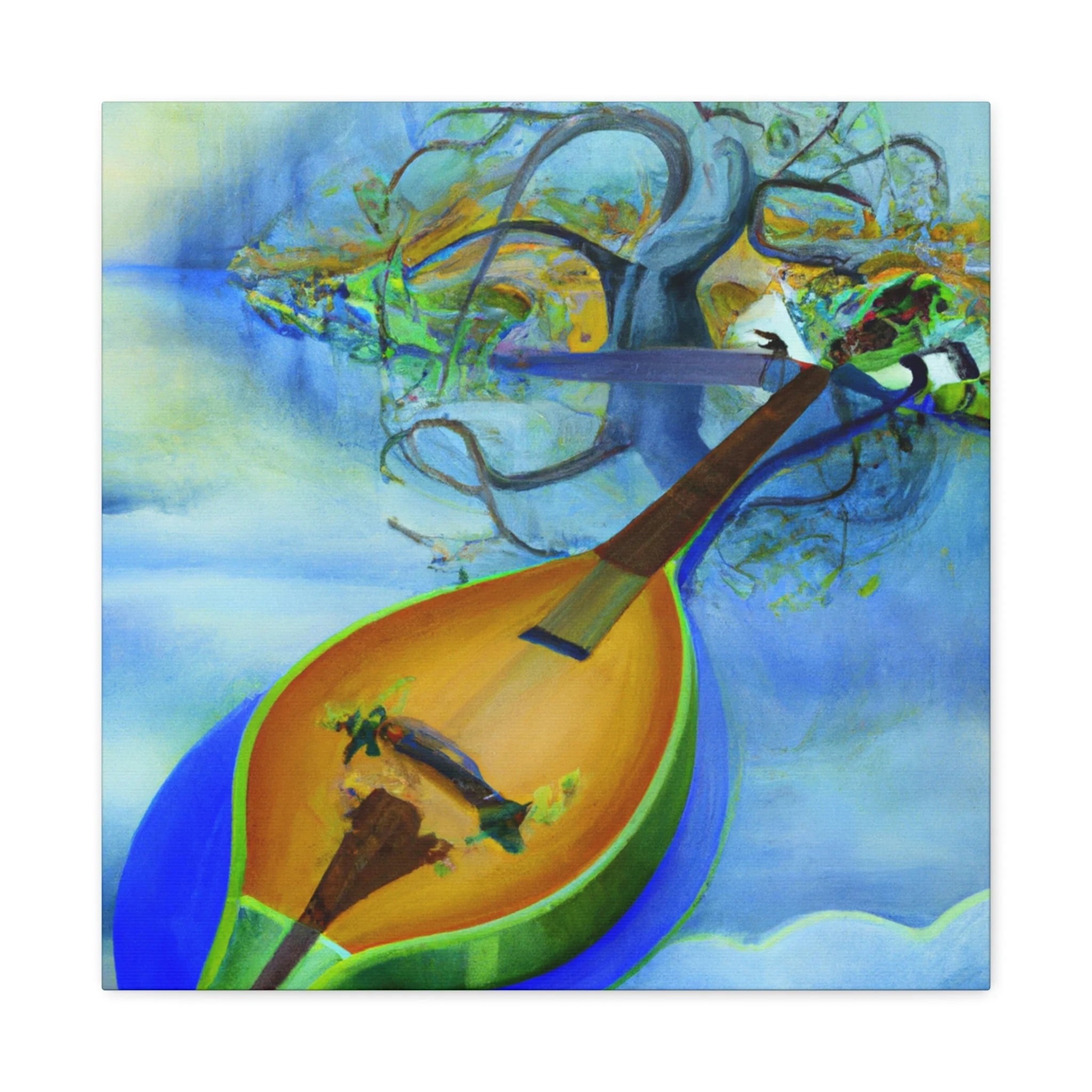 Mandolin's Surreal Dream - Canvas - Walmart.com