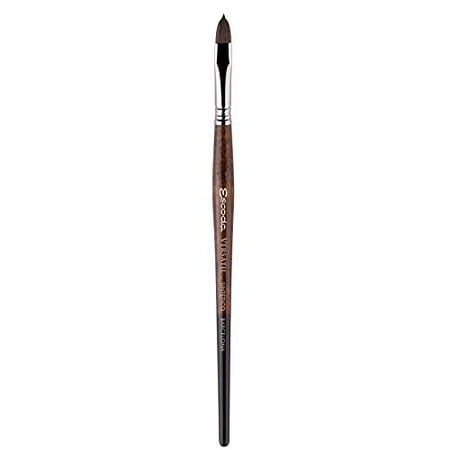 Escoda Versatil 1541 Series Artist Watercolor and Acrylic Paint Brush, Short Handle, Filbert ...