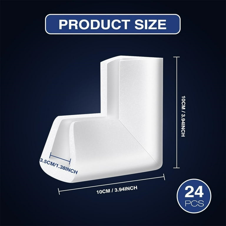 24Pcs Edge Foam Protection Corners for TV Frame Photo Mirror NOGIS Packing Foam Corner Protectors for Shipping Moving Foam Packing Material for Shipping Walmart