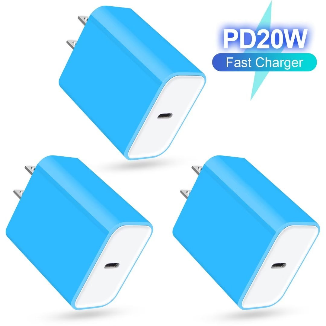 USB C Block,Wall Charger Block,3PCS AILKIN 20W PD Type C Block Chargers ...