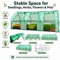 Mini Green House 9ft, Portable Greenhouse for Outdoors with PE Cover ...