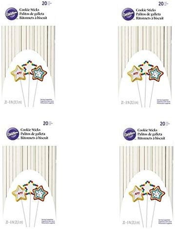 Wilton Cookie Sticks, 20-Count, 8-Inch, Set of 4 - Walmart.com