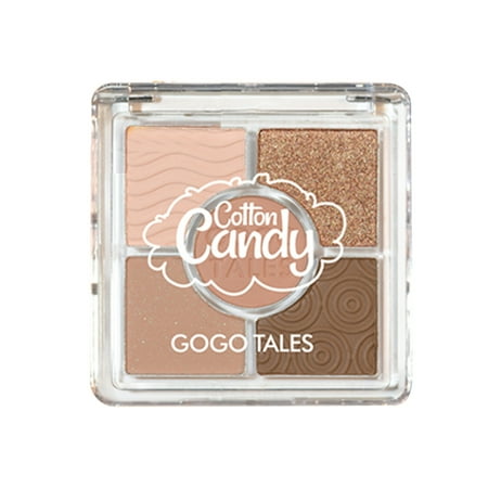 GOGO TALES 5 Colors Eyeshadow Palette Eye Makeup Pallet Pearly Matte ...