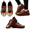 African Tribal Cow Totem Design Lightweight Outdoor Shoes Ancient Brown ...