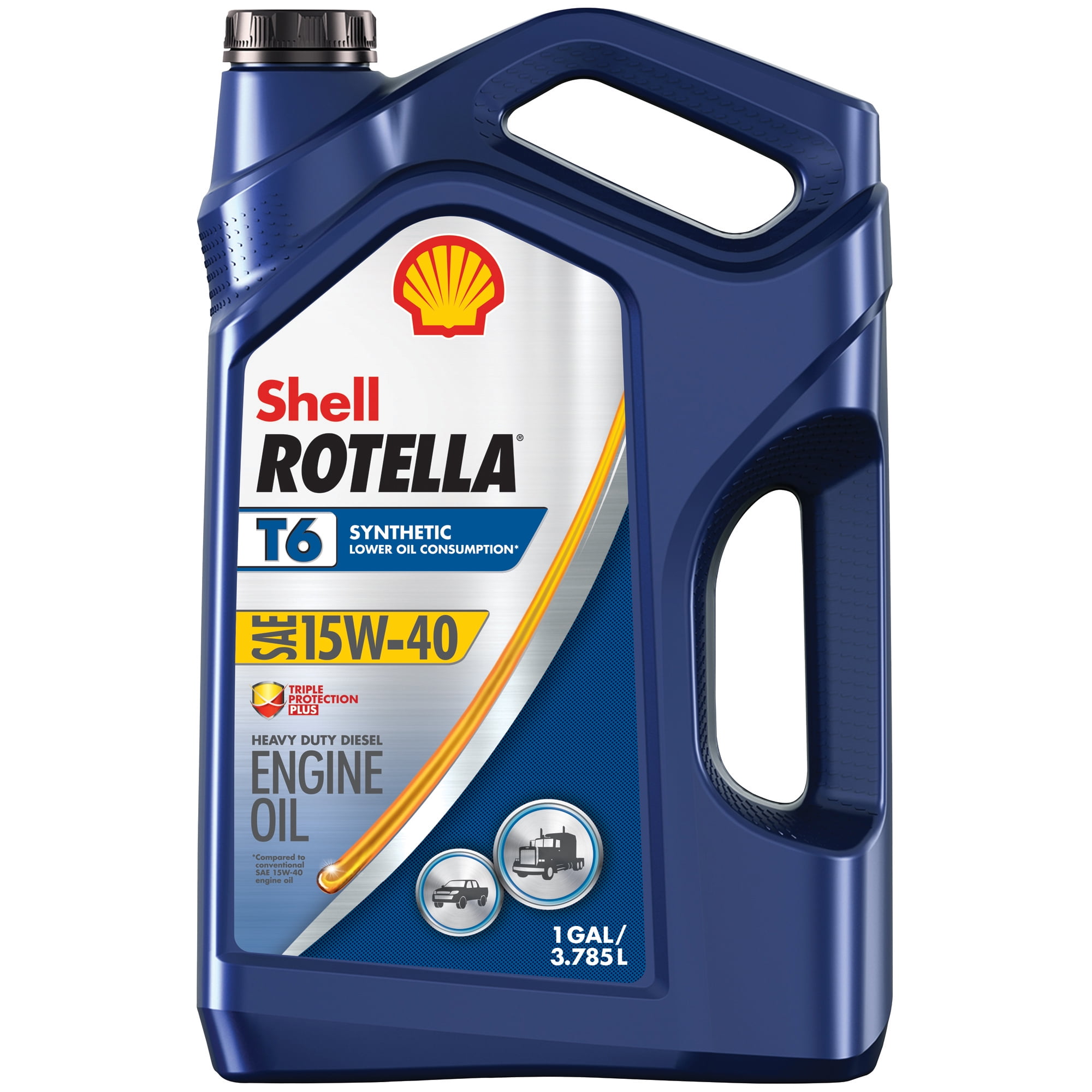 Shell Rotella T6 Full Synthetic 15W 40 Diesel Engine Oil 1 Gallon
