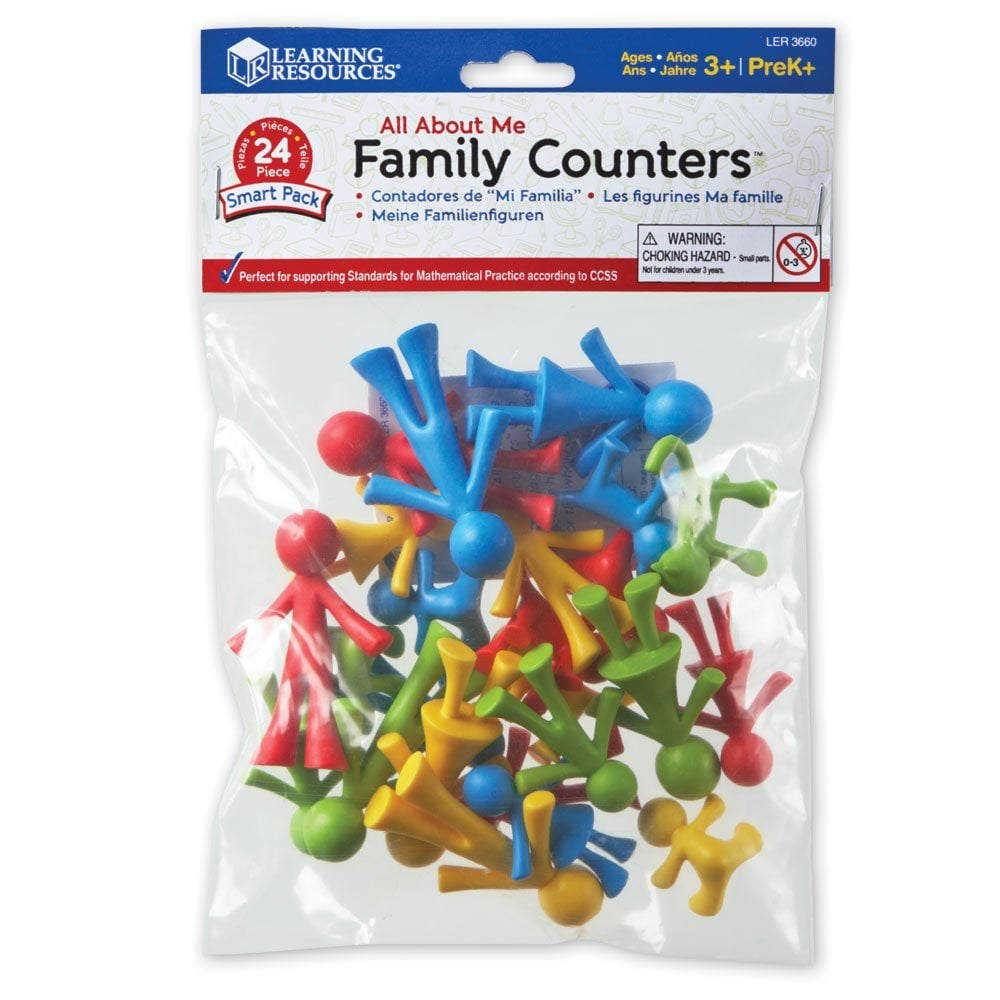 Buy Learning Resources Family Counters Smart Pack, Tactile Learning ...