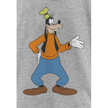 Disney Characters Traditional Goofy Girl's Crew Tee, Athletic Heather ...