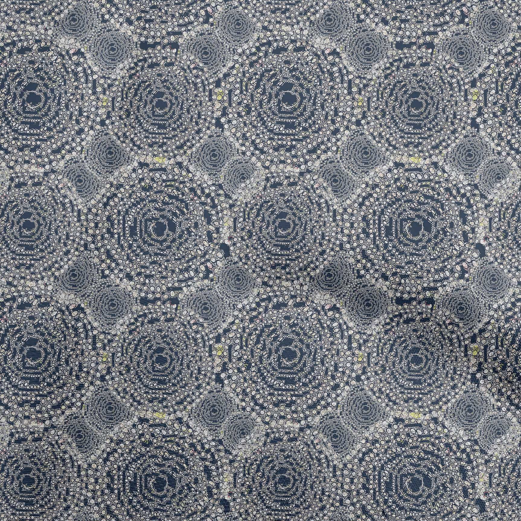 oneOone Cotton Poplin Dark Navy Blue Fabric Block Diy Clothing Quilting ...