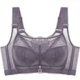 Ultra-thin BCDEFG Full Cup 52E Adjustable Gathered Bra Anti-sagging ...