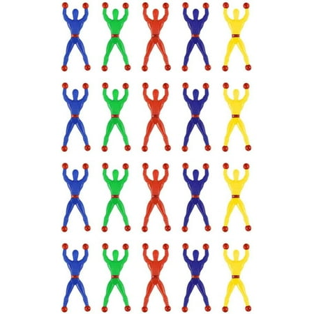 50pcs Sticky Stretchy Wall Climbers Window Crawlers Tricky Novelty Toys ...
