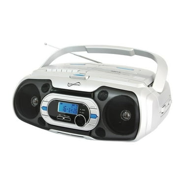 Victrola's Mini Bluetooth Boombox with Cassette Player, Recorder and AM ...