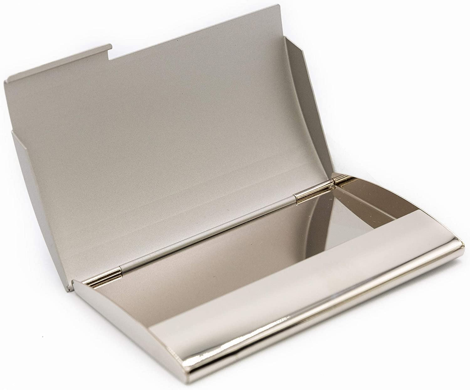 Slim Business Card Holder (Silver Stripes Curve) - Walmart.com