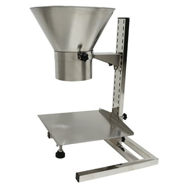 INTBUYING Stainless Steel Feeding Hopper 5MM with Support Stand Manual ...