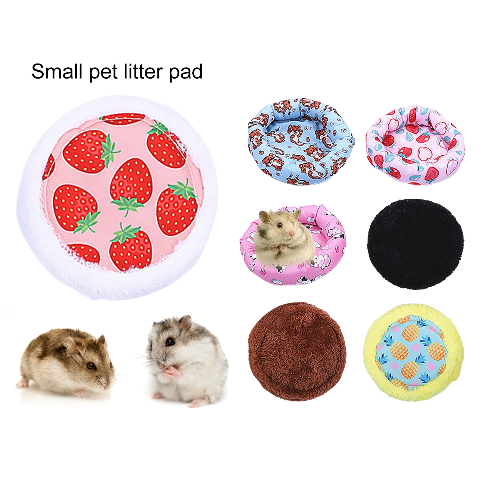 Hamster Bed Soft Warm Cushion for Small Animal - Comfortable Sleep Mat ...