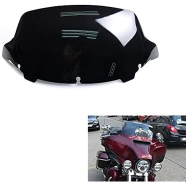 Emgo Venom Mini Cafe Black Fairing Windshield 5.75" Headlight Opening ...