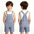 Boy Shorts Stylish Boys and Girls British Casual Checkered Striped ...