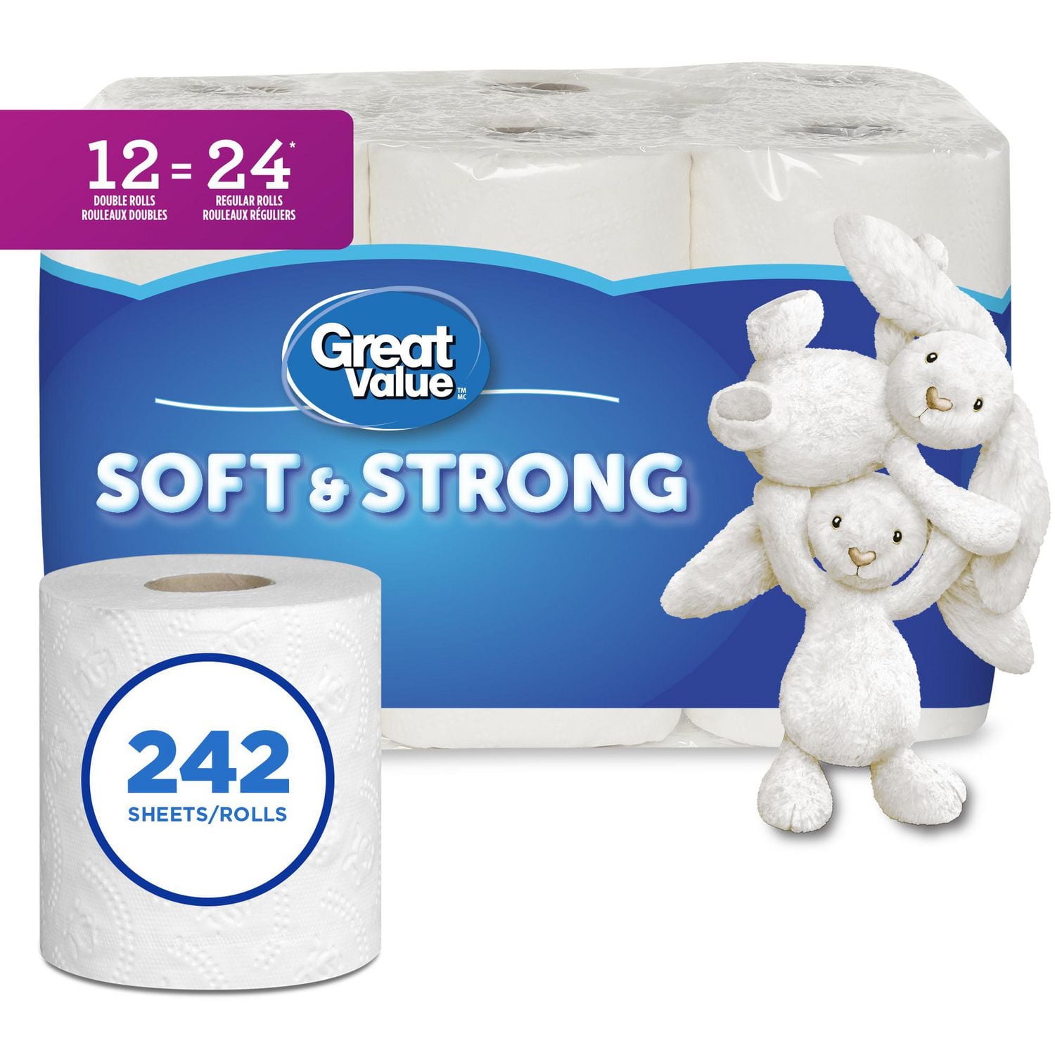 Click here for Great Value  Ultra Soft Toilet Paper  12 Double Eq... prices