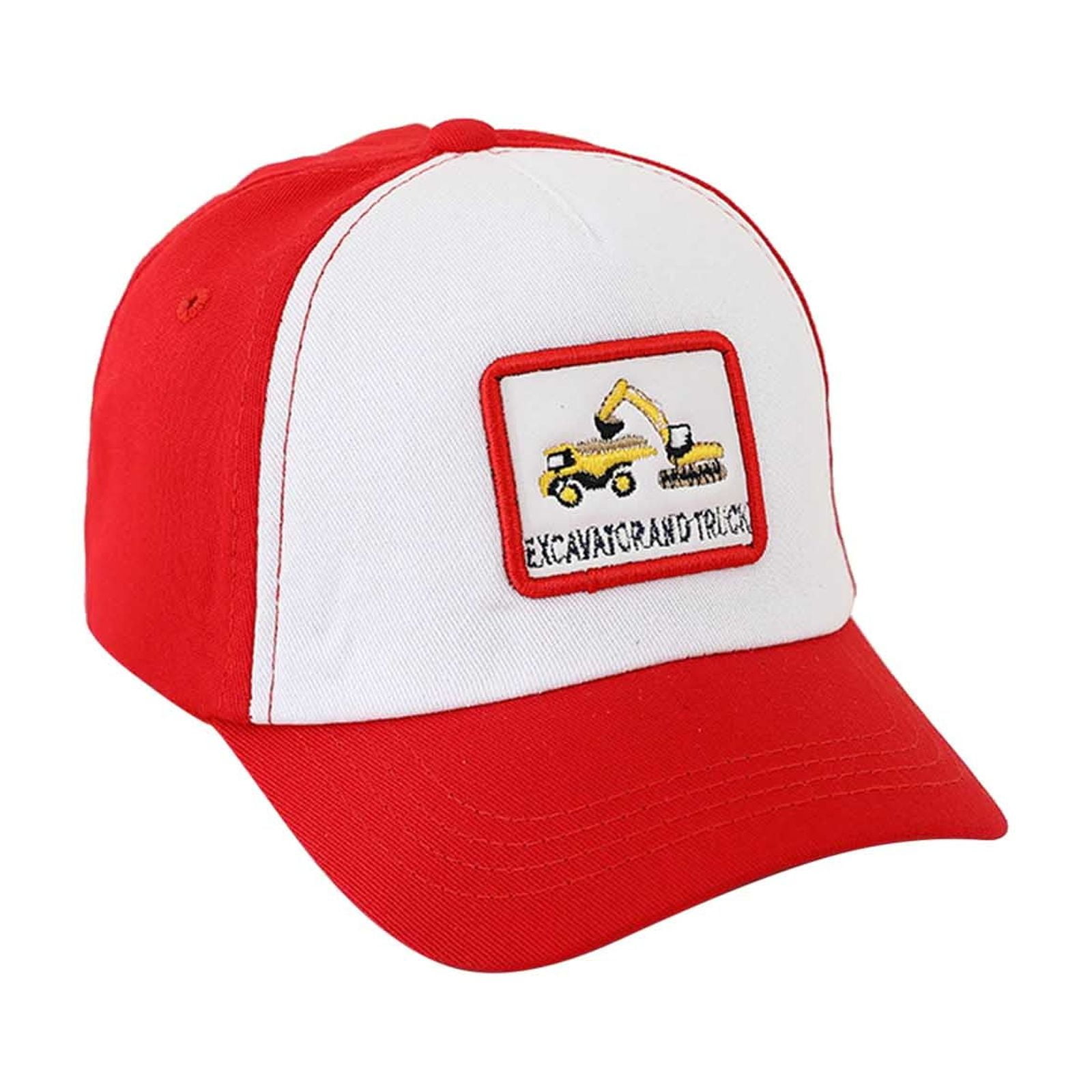 Click here for Rongler Kids Cartoon Excavator Print Baseball Cap... prices