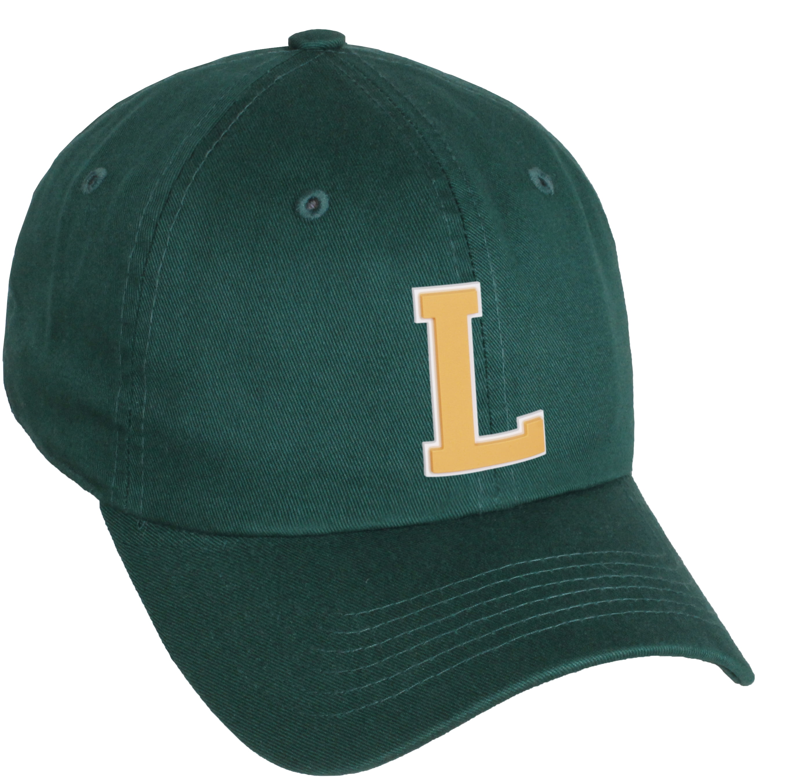 Daxton Classic 3D Varsity White Neon Orange Initial Letters Baseball ...