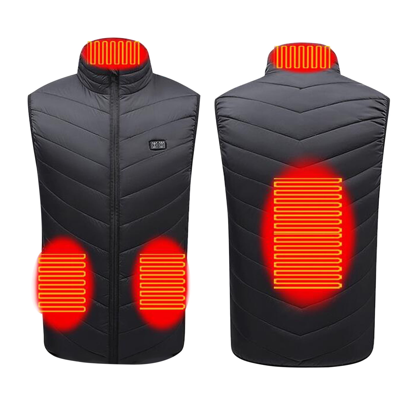 Heated Vest USB Rechargeable Heating Gilet Coat for Men/Women Winter ...