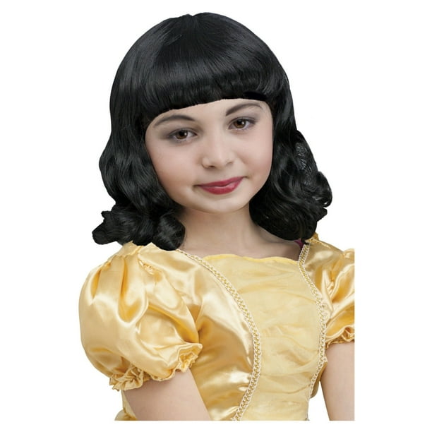 Pretty Princess Snow White Girls Wig - Walmart.com - Walmart.com