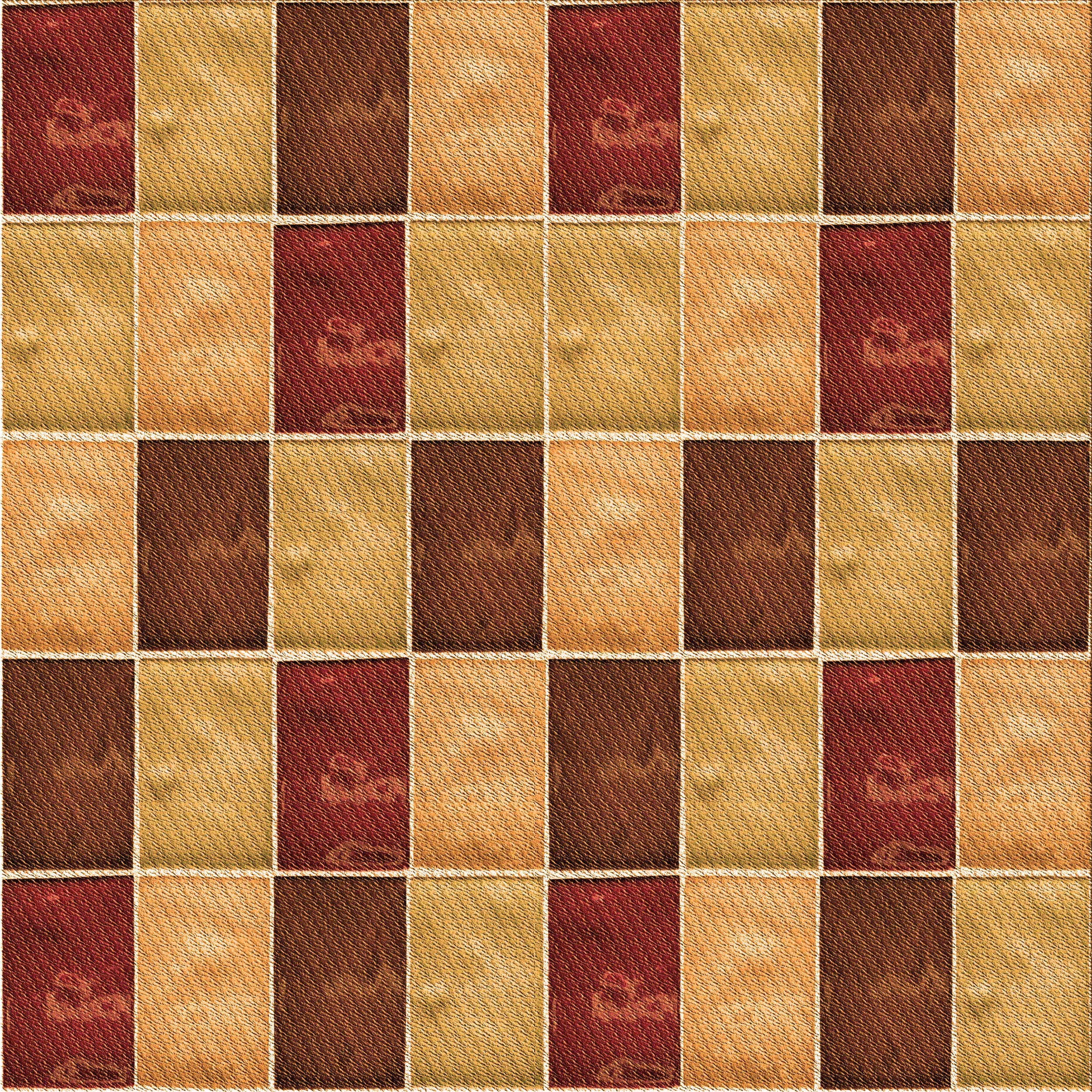 Ahgly Company Indoor Square Patterned School Bus Yellow Area Rugs, 4 ...