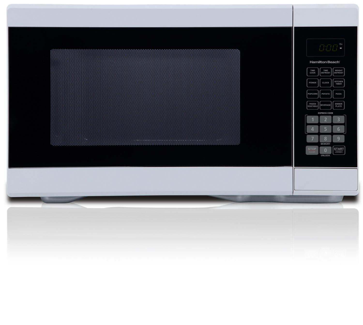 Hamilton Beach 1.1 Cu. Ft. Compact Microwave, White - Walmart.ca