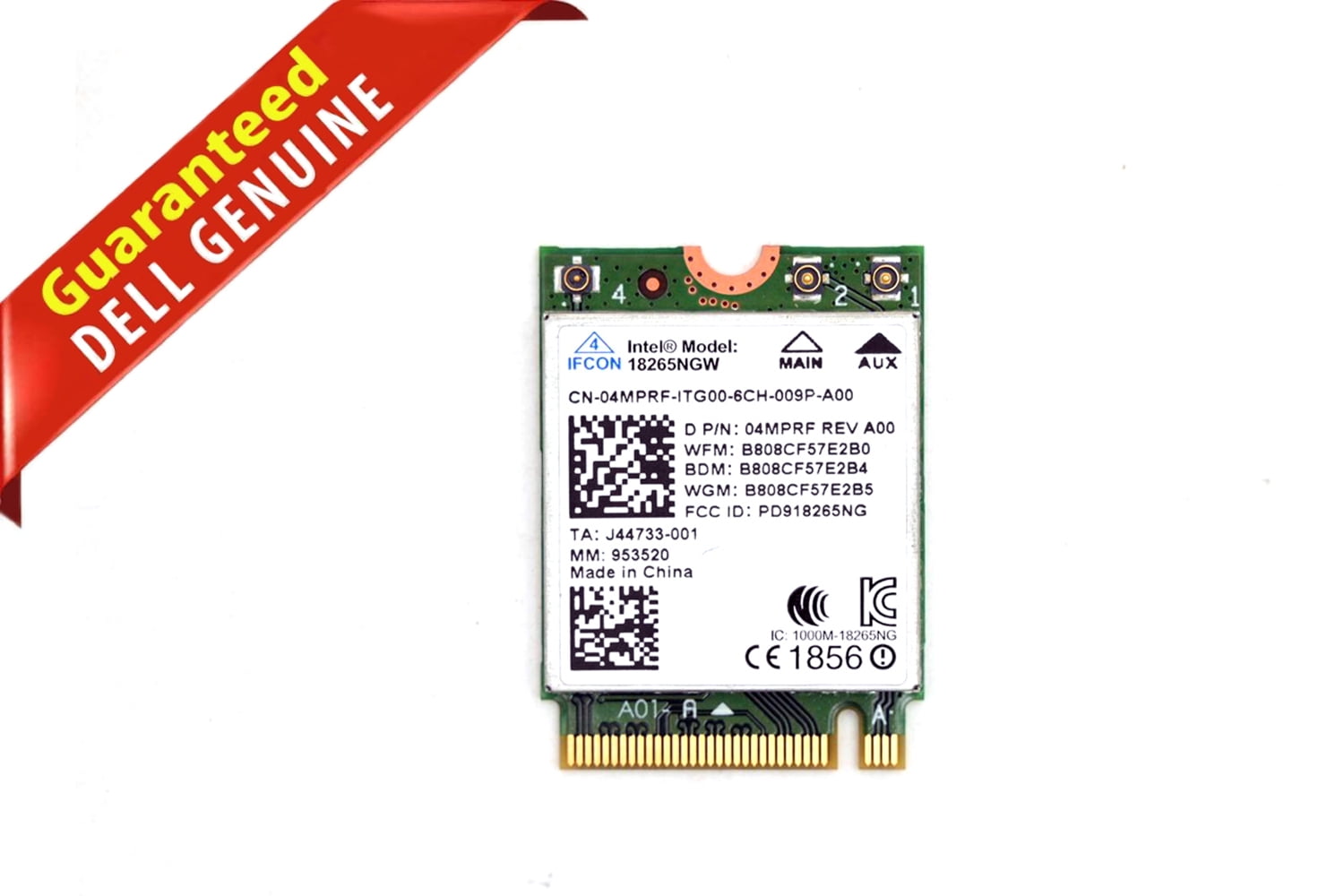 Dell Latitude 7480 Wireless-AC 18265 WLAN Wi-Fi 802.11ac Wireless Card ...