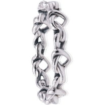 PANDORA Knotted Hearts 925 Sterling Silver Ring - Size 6 198018-52 ...