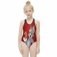 Girls Tom Cat Jerly One Piece Swimsuits Bathing Suits Cross Back ...