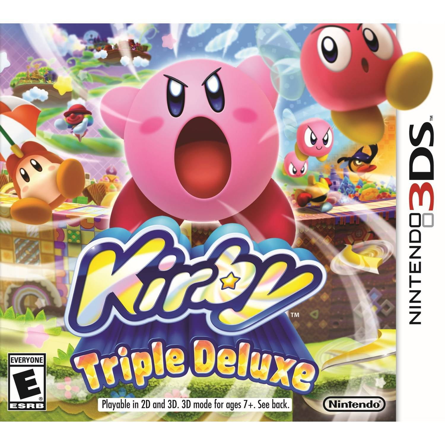 Cokem International Preown 3ds Kirby: Triple Deluxe - Walmart.com ...