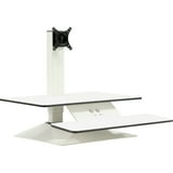 Lorell, LLR99549, Sit-to-Stand Electric Desk Riser, 1 Each, White ...