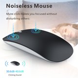 Uiosmuph Bluetooth Wireless Mouse USB C Rechargeable Silent Mouse with ...