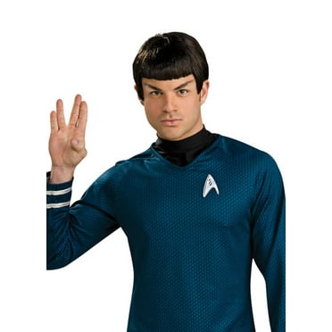 Star Trek Mens Spock Wig W/ Ears Halloween Costume Accessory - Walmart.com