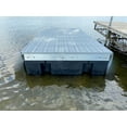 Low Profile Dock Parts: Floating Platform Section with Gray Poly ...