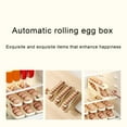 KMSS Egg Holder Automatic Rolling Kitchen Egg Organizer Eggs Dispenser ...