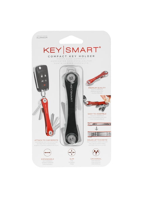 KeySmart Extended | Compact Key Holder and Keychain Organizer - Walmart.com