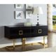 Meridian Furniture Beth Solid Wood Sideboard/Buffet in Black Lacquer ...
