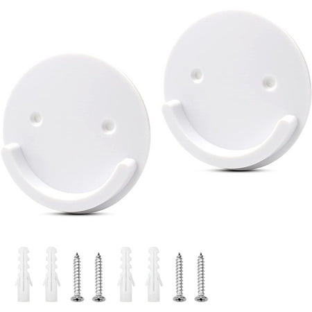 TILIYHELLO 2 Pcs Shower Curtain Rod Brackets Universal Wall Brackets ...