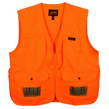 QuietWear Hunting Vest with Game Bag, Blaze - Walmart.com