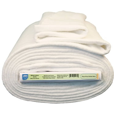 Pellon Polyester Quilting Batting, White 120" x 30 Yards by the Bolt ...