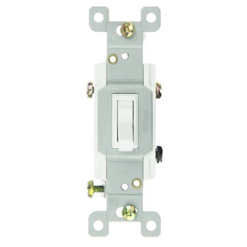 Sunlite E507 3 Way Grounded Toggle Switch, White - Walmart.com