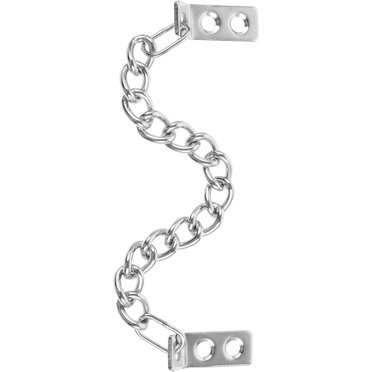 Keyed Chain Door Guard, Brite Brass Finish - Walmart.com