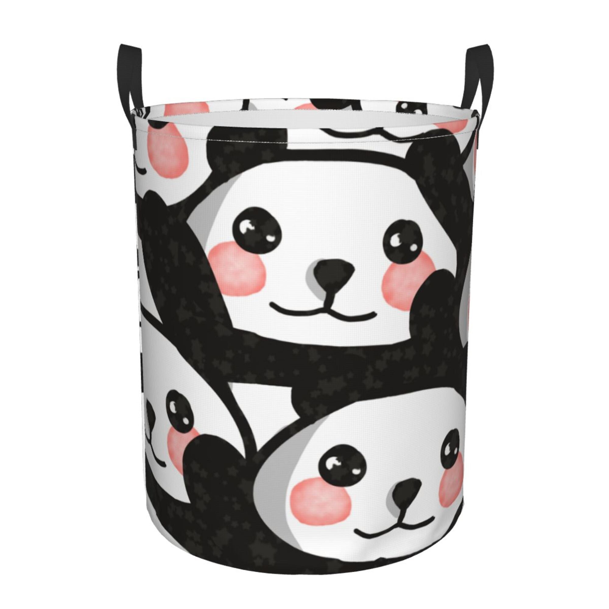 Laundry Basket Organizer Collapsible -Pandas Zoo Bear Dirty Clothes ...