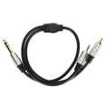 6.35mm to 2 RCA Y Splitter Cable Professional Male to Male 6.35mm to ...