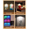 Picture Lights for Wall,2000mAh Rechargeable Magnetic LED Puck Lights ...
