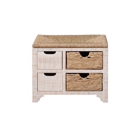 Powell Ari Basket Bench - Walmart.com - Walmart.com